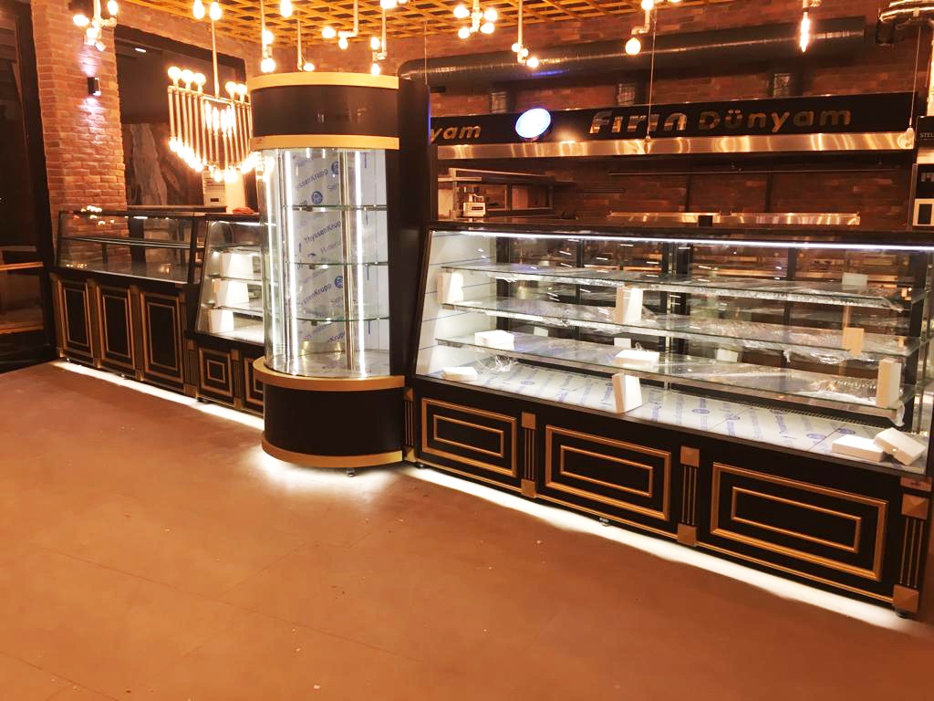 Mersin – Pastane Teşhir Dolapları - Bruno